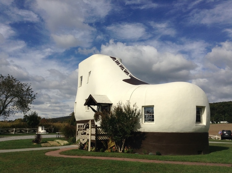 Pennsylvania Roadside Wonder: Giant Shoe Serving Ice Cream
