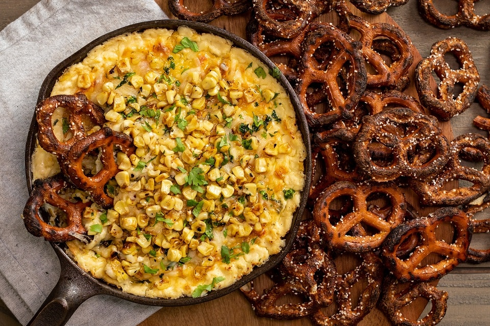 Melty Pennsylvania Corn-and-Cheese Dip | Recipes with PA Sweet Corn